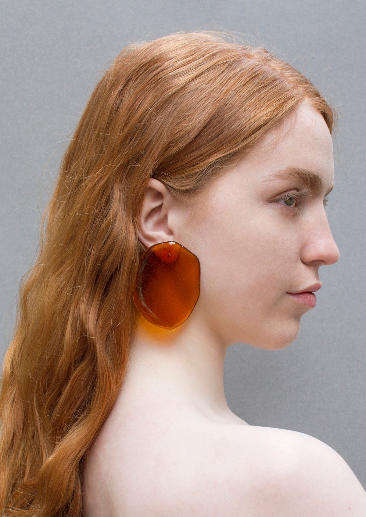 REFLECTION AMBER EARRINGS